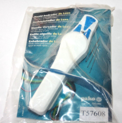 Pako Needle Threader Deluxe Tool NEW Sewing Cross Stitch Embroidery ...