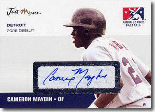 2006 Cameron Maybin Rookie Autograph WHITE Auto RC #/200 | eBay
