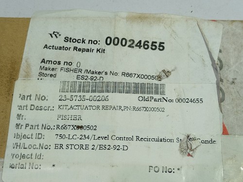 Fisher R667X000502 Actuator Repair Kit | eBay
