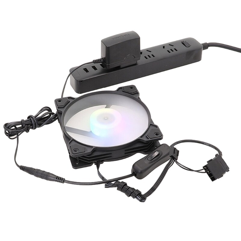 DC5.5x2.1mm to 4Pin for Molex PC Fan Power Cable for PC Case Fans Power ...