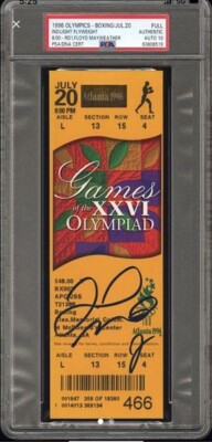 1996 Olympics Atlanta Boxing DEBUT Ticket Floyd Mayweather Jr PSA DNA ...