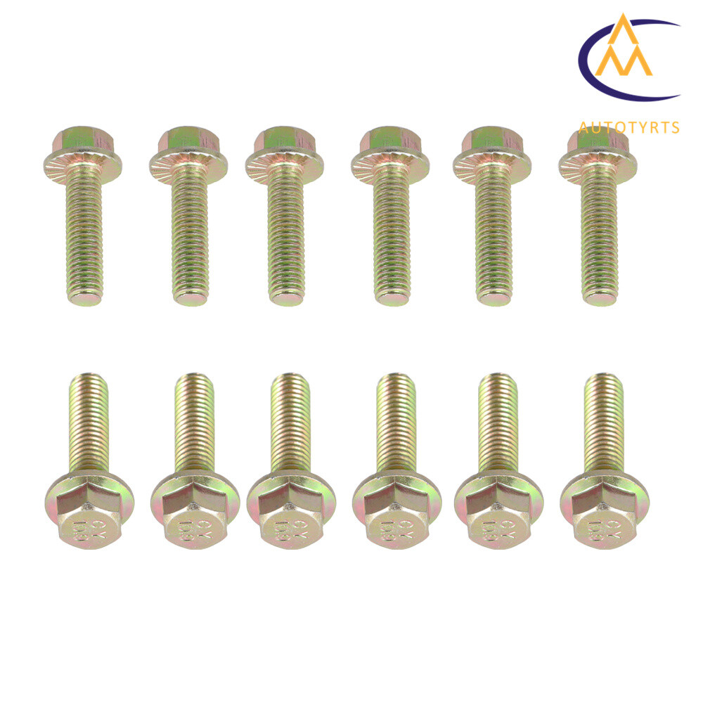 12 Set Replacement Exhaust Manifold Header Bolts Hardware Kit For LS1 ...