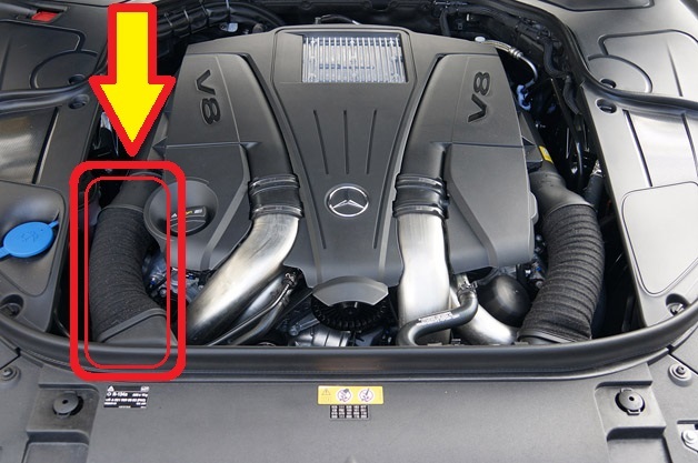 MERCEDES BENZ S W222 Right Air Intake Duct A2780905082 Genuine for sale ...