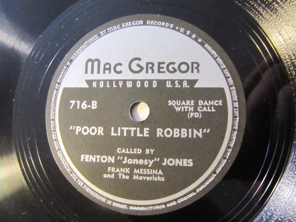 Square Dance FENTON JONESY JONES Four Leaf Clover FRANK MESSINA Mac ...