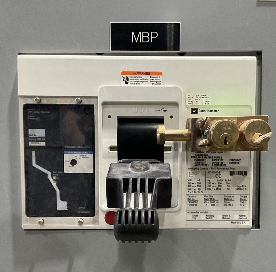 Eaton 2000 Amp 480V Switchboard Pow-R-Line 3Ph 4W F-841520 🟦 | eBay