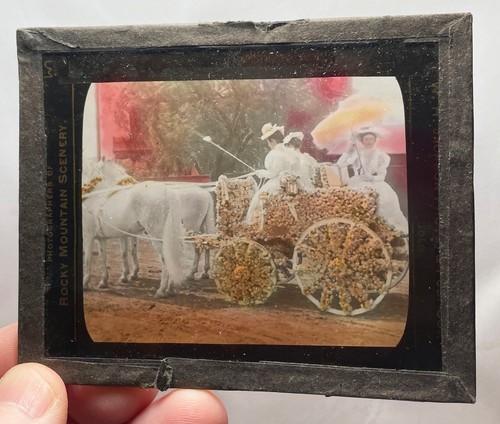 William Henry Jackson Colorado New Mexico ? float with women glass ...