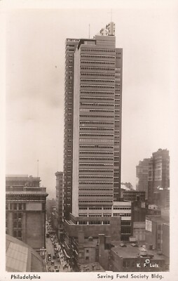 REAL PHOTO - Philadelphia, PA - Saving Fund Society Building ©1937 ...