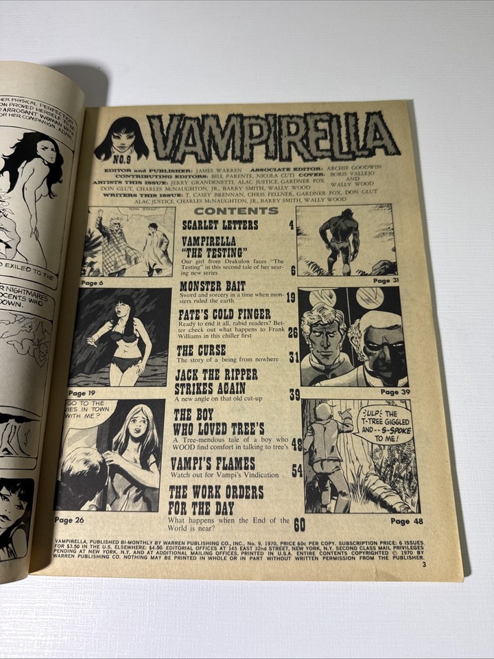 🔑 VAMPIRELLA #9 (1970) Vampirella discovers the Blood Chronicles (M3)(11) | eBay
