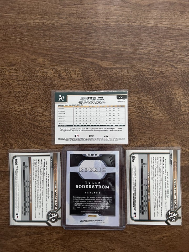 2023 Panini Chronicles Origins Rookie Signatures Tyler Soderstrom #OPS ...