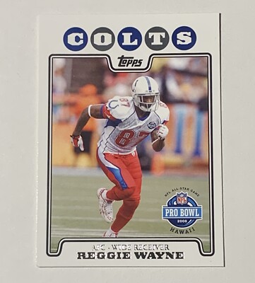 2008 Topps Reggie Wayne Pro Bowl #311 Indianapolis Colts | eBay