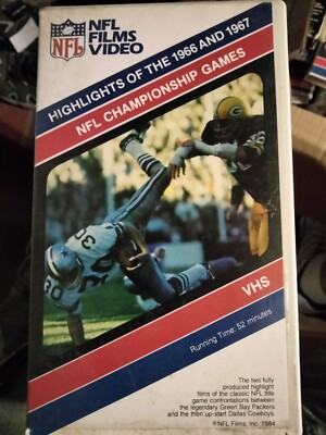 1966 1967 NFL CHAMPIONSHIP GAME HIGHLIGHTS VHS DVD GREEN BAY PACKERS ...