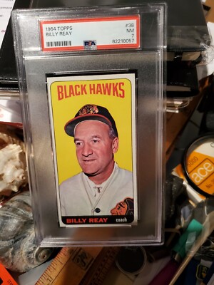 1964-65 TOPPS HOCKEY #38 BILLY REAY PSA 7 NR MT | eBay