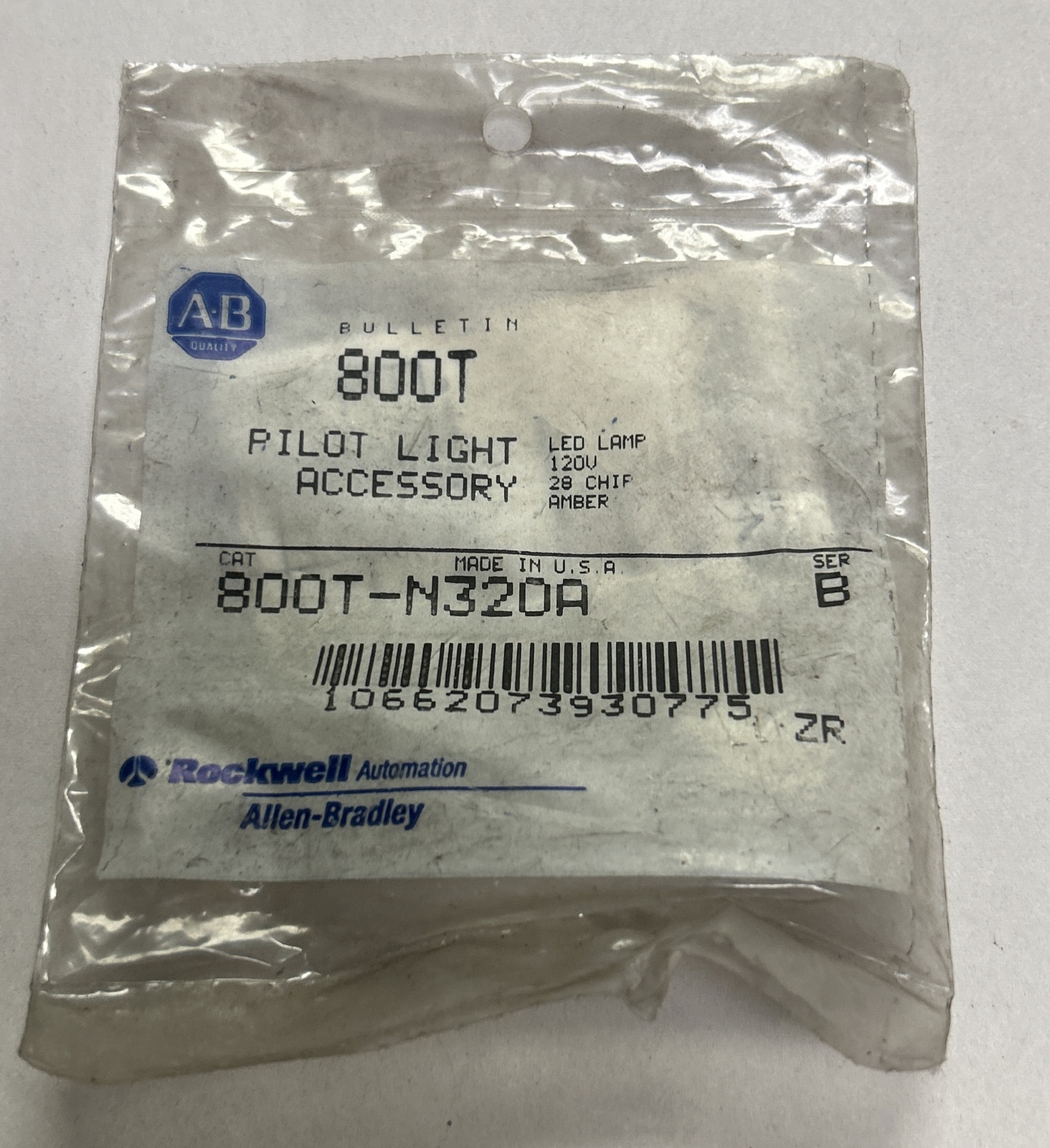 ALLEN BRADLEY,800T-N320A,AMBER LED LAMP NOS | eBay