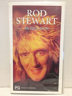 ROD STEWART ~ THE VIDEOS 1984-1991 ~ RARE VHS VIDEO | eBay