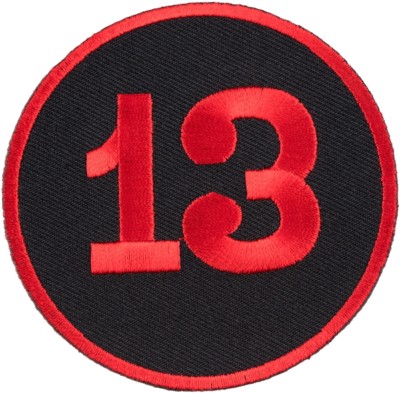 13 Red & Black Round Patch, Biker Sayings Patches | eBay