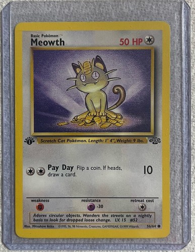Meowth 1st Edition (1999) | eBay