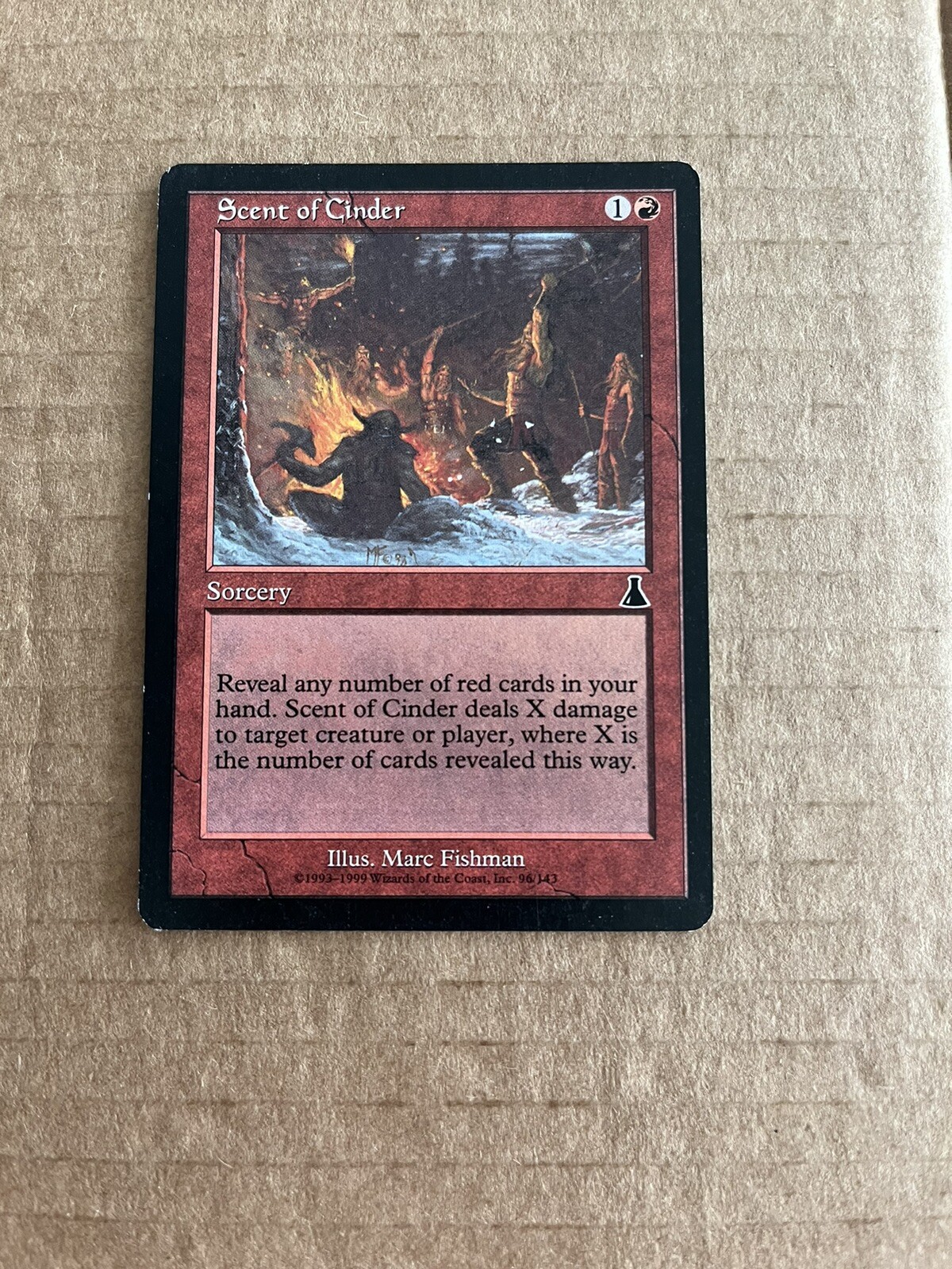 Mtg Scent of Cinder Urza's Destiny Regular Common #96 | eBay