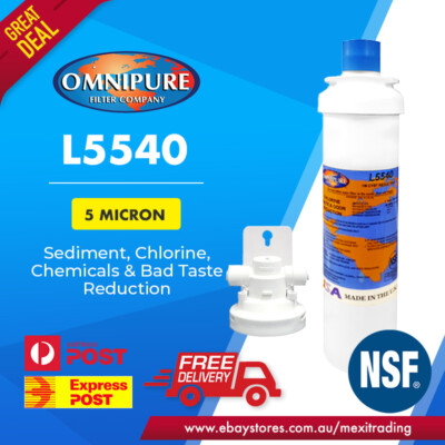 Genuine Omnipure L5540 L-Series Quick Connect Replacement Water Filter ...