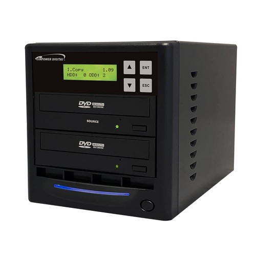 Standard 1 to 1 Target 24x DVD CD Disc Duplicator Tower SATA Optical ...