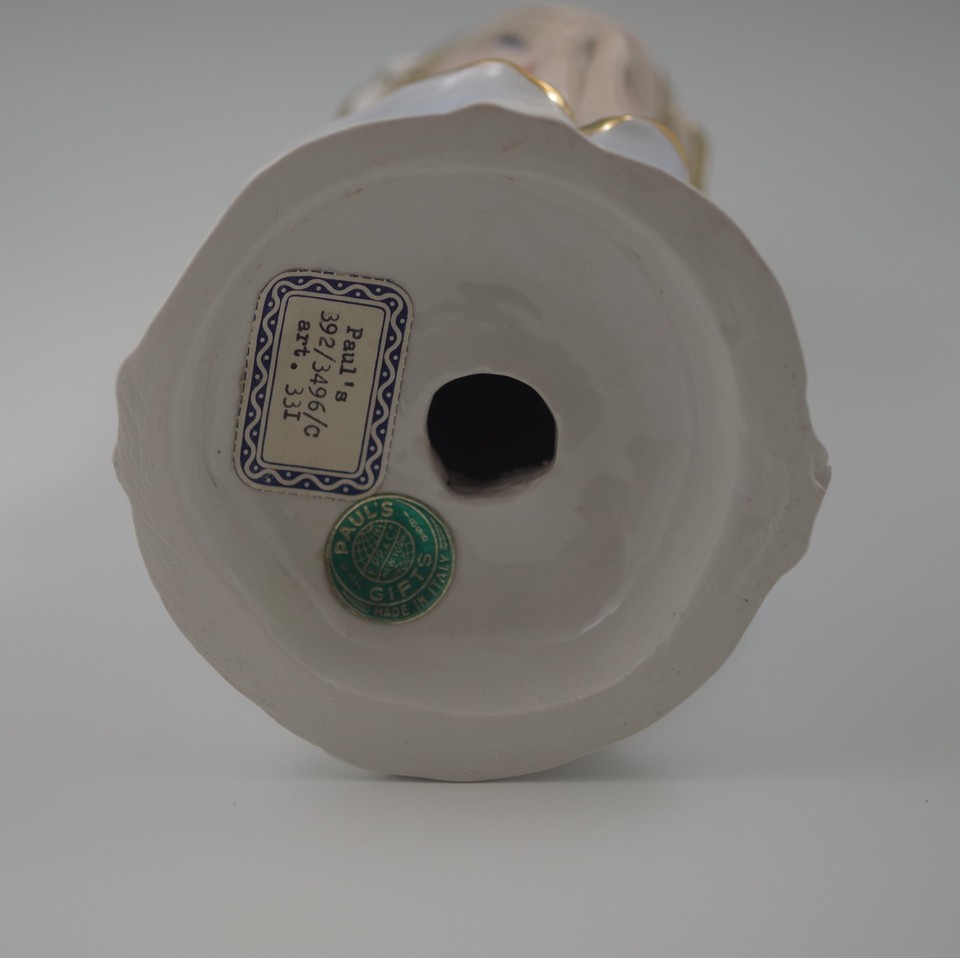 1940's ITALY CERAMIC MADONNA VIRGIN MARY PRAYING BUST SCULPTURE-GLOSSY ...