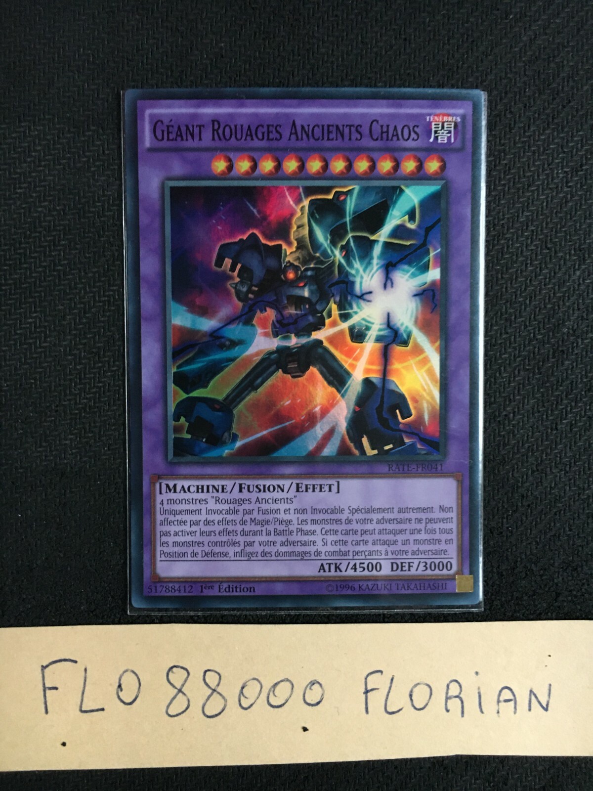 Yu-Gi-Oh! Géant Rouages Ancients Chaos RATE-FR041 Super Rare | eBay