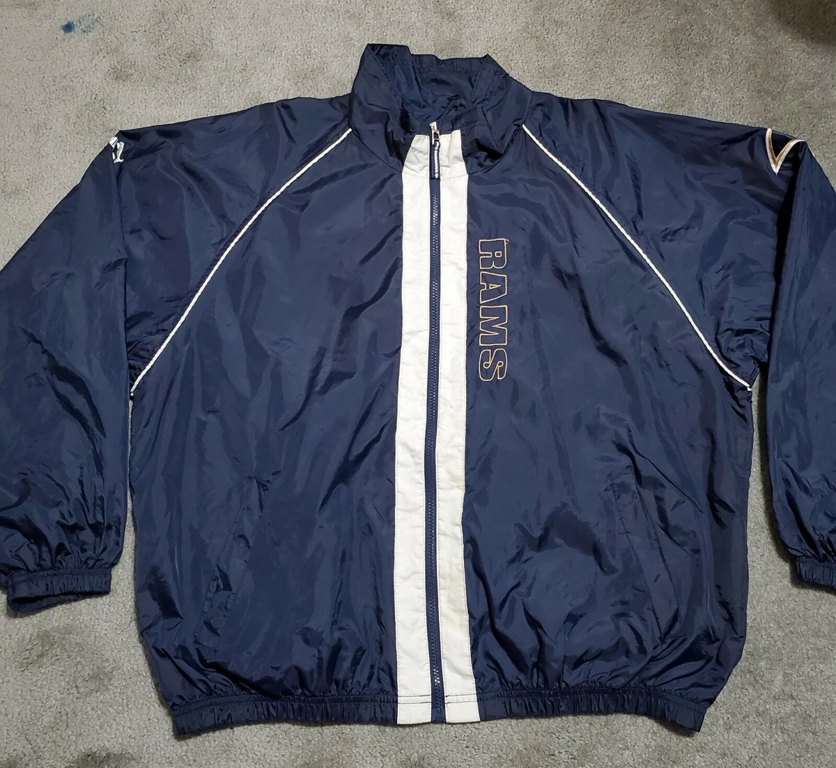 Vintage Olympia Beer Nylon Windbreaker Jacket 70s Navy, 42% OFF