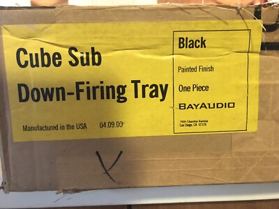 Bay Audio Cube Sub Down-Firing Tray | eBay