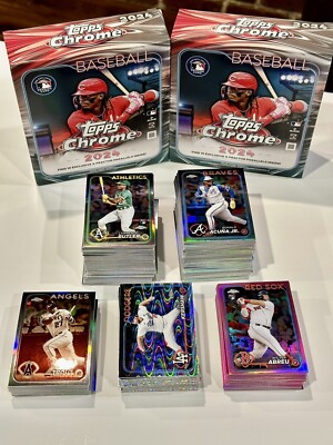 2024 Topps Chrome REFRACTORS, PINK, SEPIA, RAYWAVE Pick Cards Complete ...