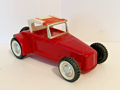 Nylint Toys Ford Red Hot Rod Jalopy Roadster Coupe Car Pressed Steel ...