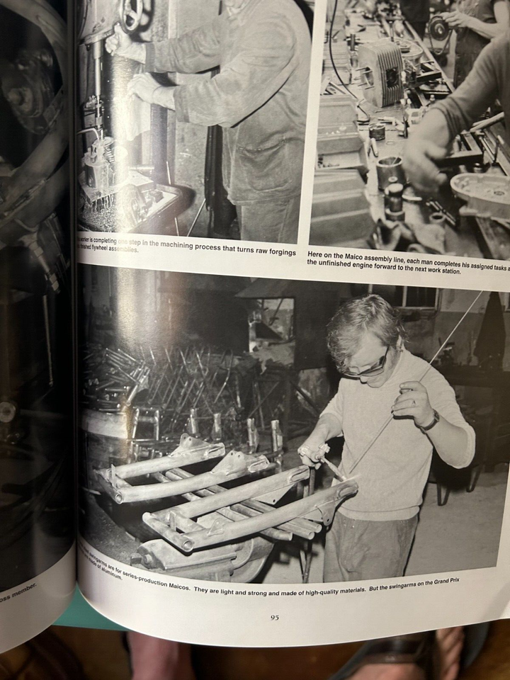 Grand Prix Motocross 1972 SIGNED by Larry Pratt AHRMA Vintage Husqvarna ...