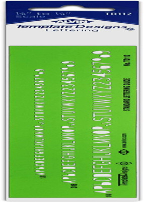 ALVIN TD112, Standard Lettering Guide Template, Drawing and Drafting ...