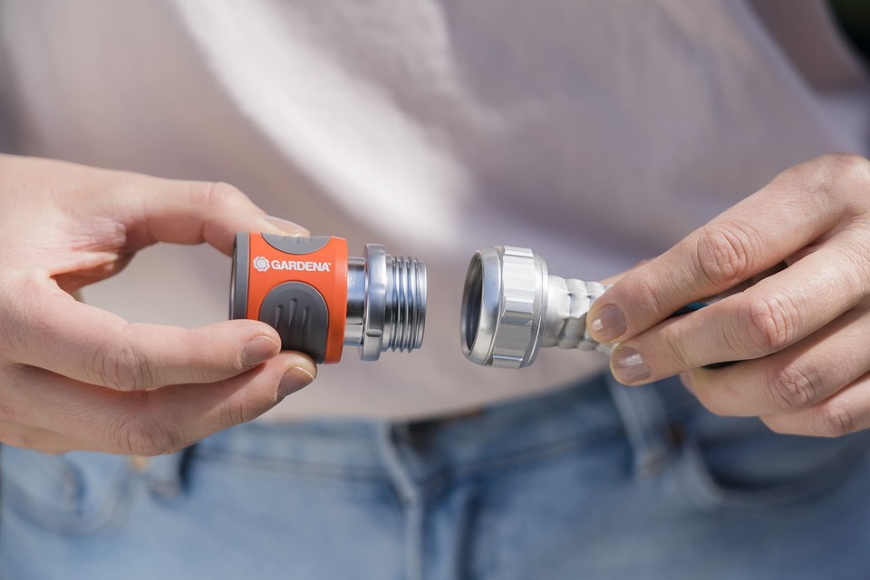 (39042-BK) 5-Piece Premium Metal Quick Connect Hose Fittings: Hose ...