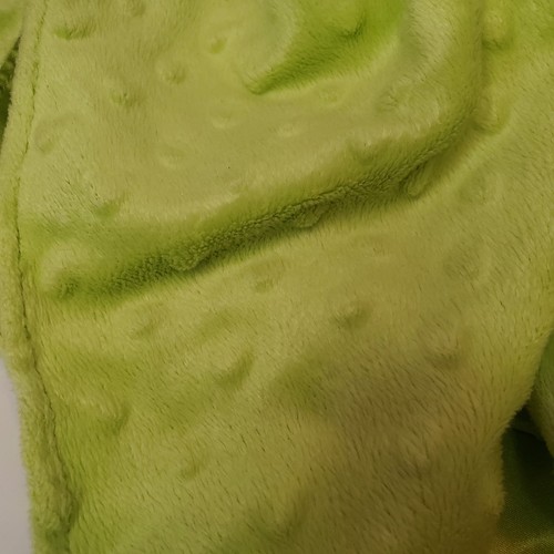 Okie Dokie Green Minky Dot & Satin Brown Monkey Security Blanket Lovie ...