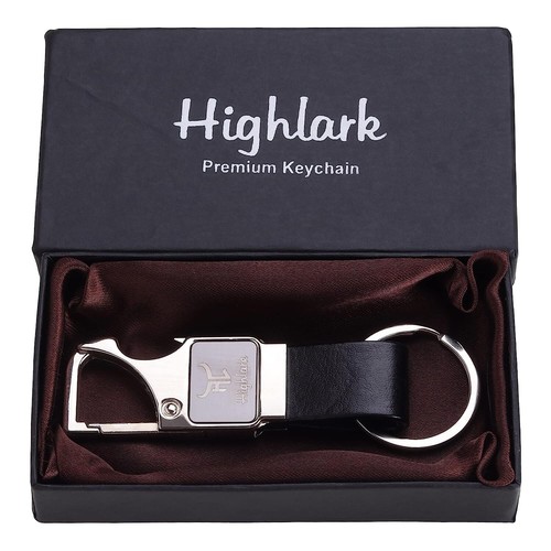 Highlark® Premium Exclusive Metal with Leather Keychain free shipping ...