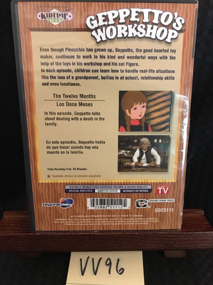 GEPPETTO'S WORKSHOP DVD! THE TWELVE MONTHS & COPING WITH A DEATH IN THE ...