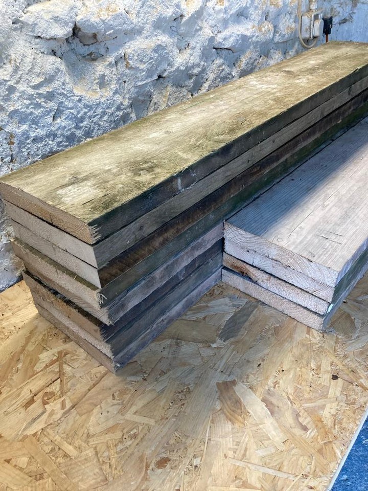 Reclaimed Scaffolding Boards Recycled Used Scaffold Boards 2Ft, 3Ft ...