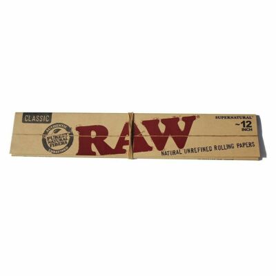 RAW CLASSIC 12" SUPER LARGE Big Foot Long Rolling Papers Party Size - 1 ...