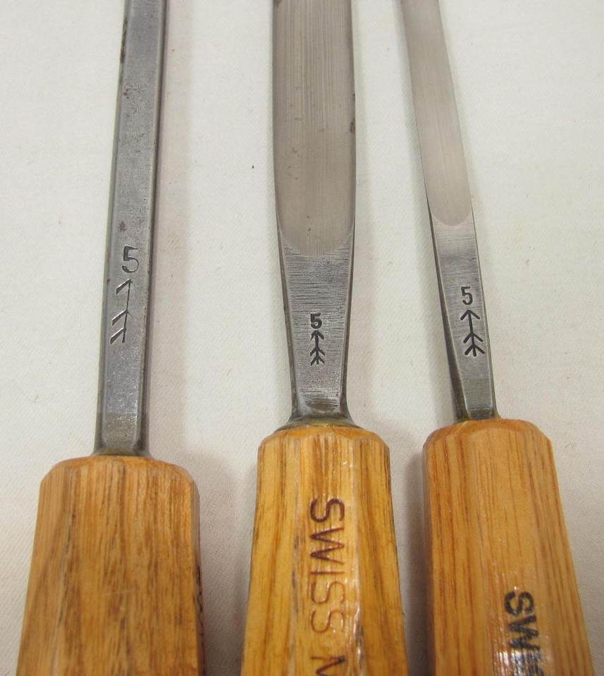 11 Piece Pfeil Swiss Made Wood Carving Chisel Set Gouge Fishtail Parting Spoon | eBay