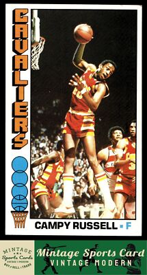 1976-77 Topps - Campy Russell - #23 Cleveland Cavaliers | eBay