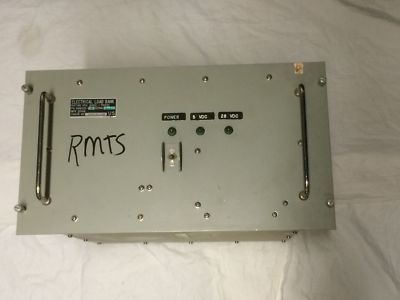 DRS SUSTAINMENT SYSTEMS ELECTRICAL LOAD BANK 886026-1 60HZ 115V 1 PHASE ...