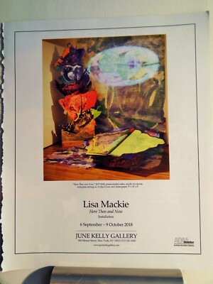 LISA MACKIE ART PIECES VTG ORIG 2018 ADVERTISEMENT | eBay