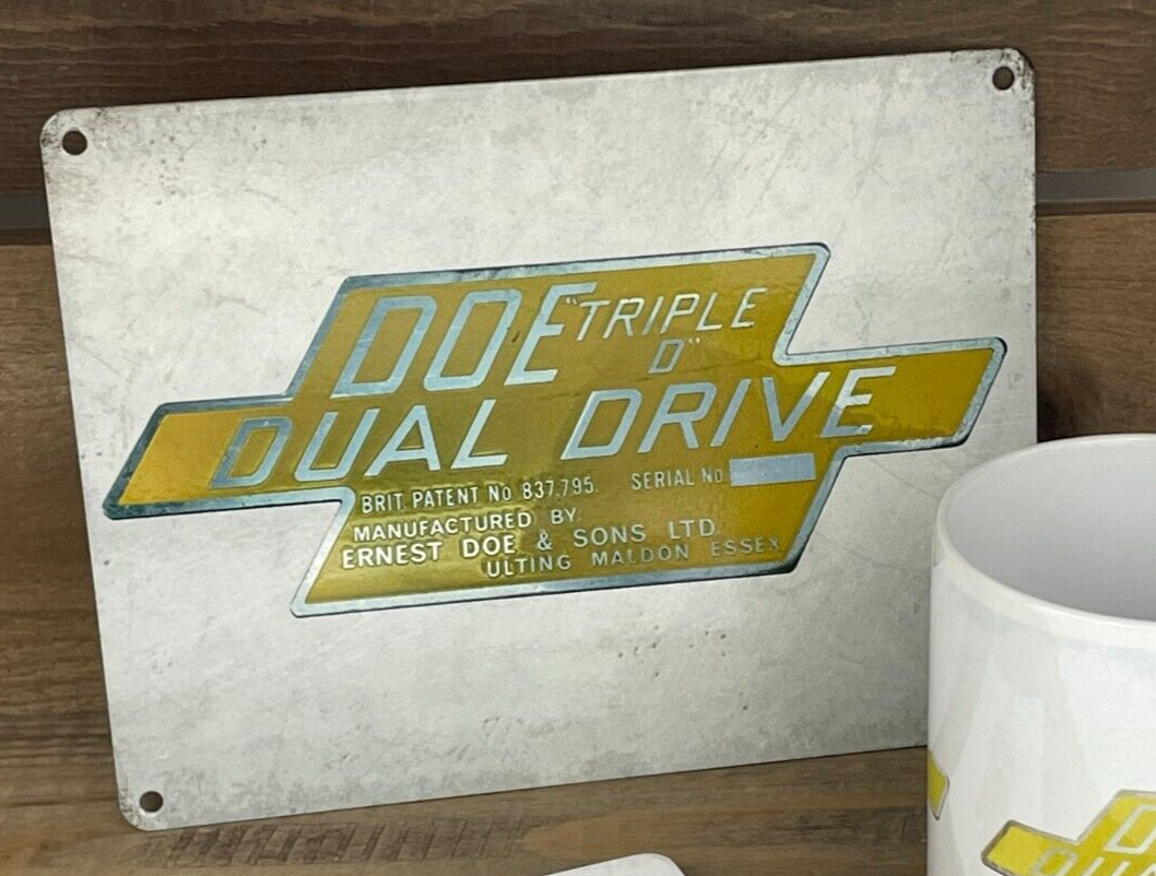 Doe Dual Drive Metal Sign 15x20cm Vintage Farming Metal Sign Triple D ...