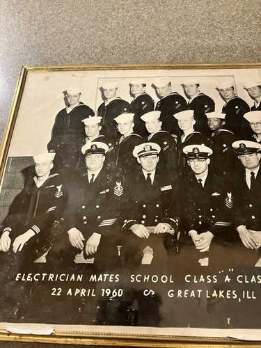 Vintage Original US Navy Electrician Mates School Class A Grate Lakes ...