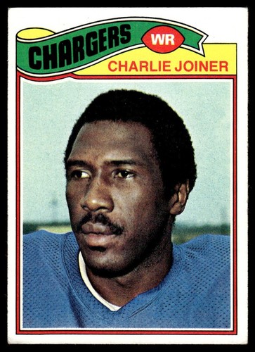 1977 Topps Football Card Charlie Joiner Chargers #167 EX | eBay
