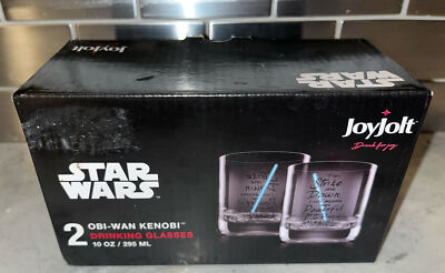 Disney Star Wars Obi Wan Kenobi Drinking Glasses 10oz/295ml Set | eBay