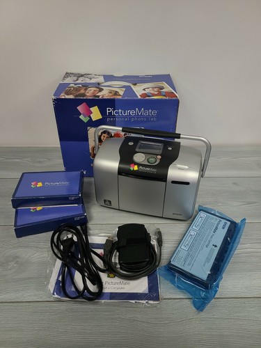 Epson PictureMate B271A Personal Photo Lab Picture Printer W/ Extra 4x7 ...