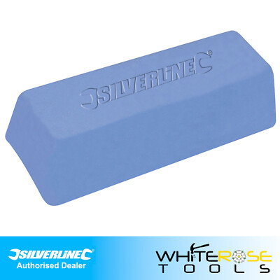 Silverline Blue Polishing Compound 500g Buffing Steel Copper Brass ...