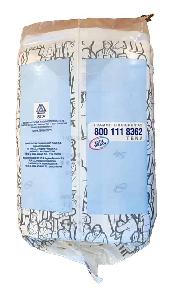 BRAND NEW 00s TENA SLIPAD adult PLASTIC diapers jumbo pack of 30 Medium ...