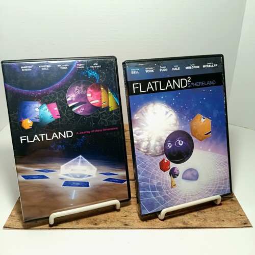 Flatland 1 & 2 (DVD 2007 2012) Sphereland Martin Sheen Kristen Bell Dimensions | eBay