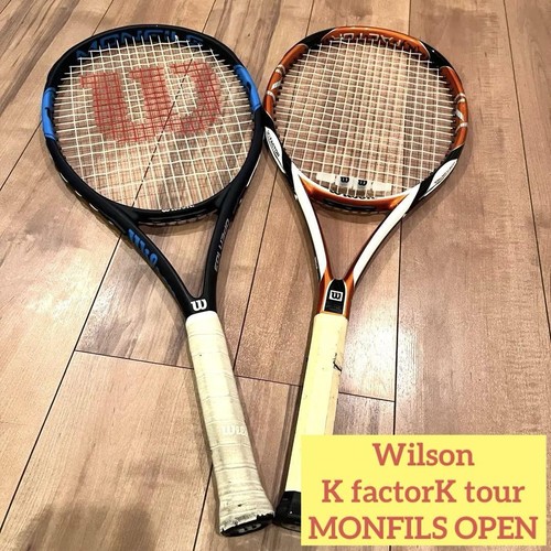 Wilson K Factor K Tour 103 Tennis Racket Set 2pcs Lightweight Mid-Size ...